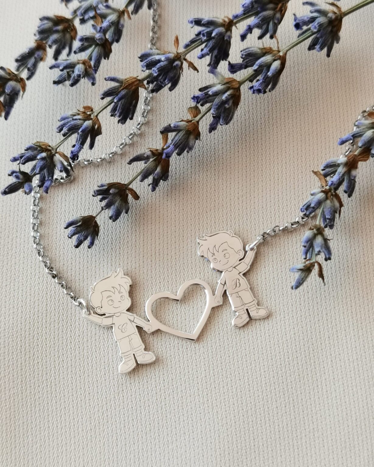 Dva dečaka srce - Jewelry Nikolić