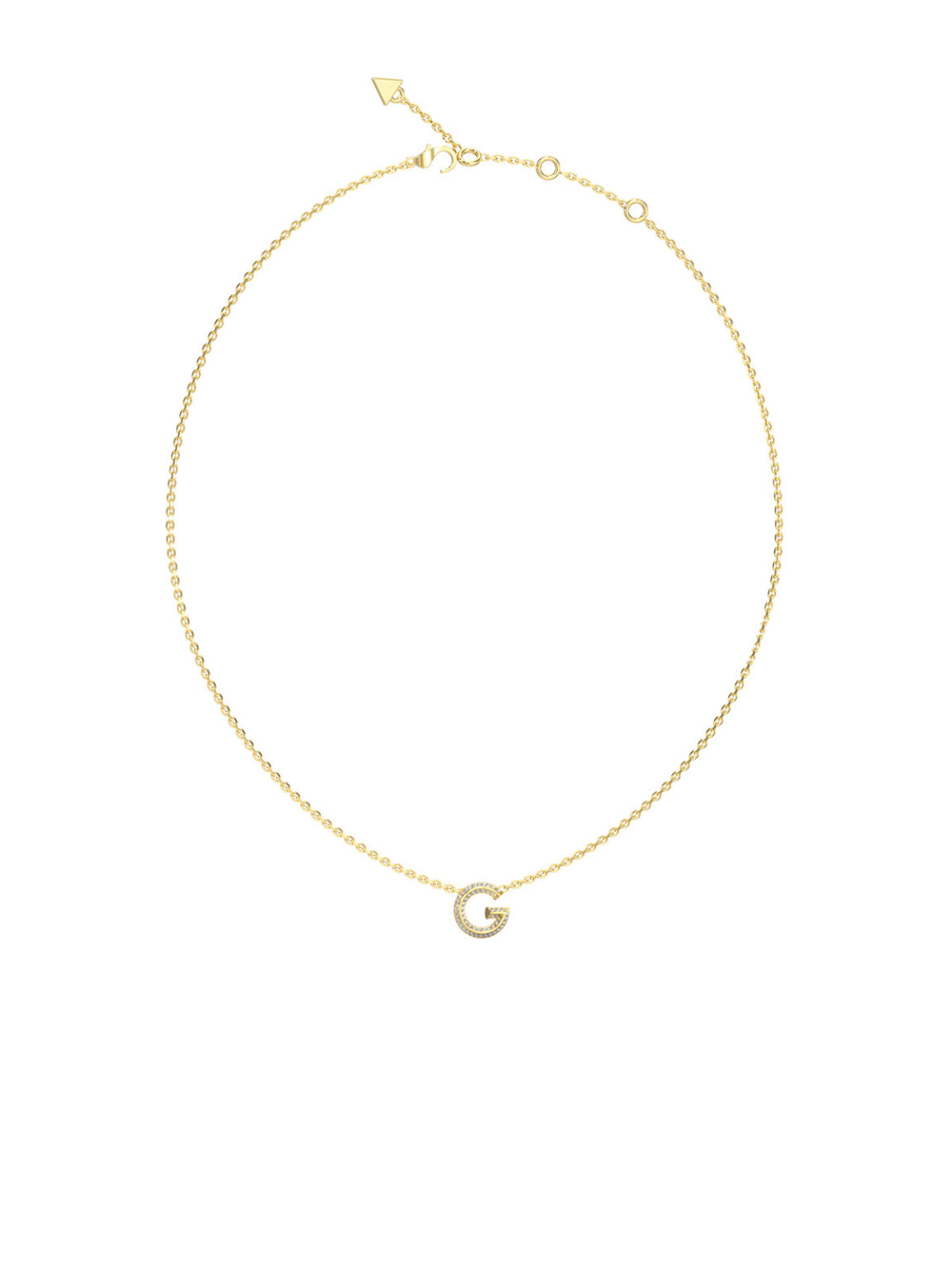 G CRYSTAL GUESS ŽENSKA OGRLICA SLOVO G BOJA ŽUTOG ZLATA JUBN05441JWYGT ...